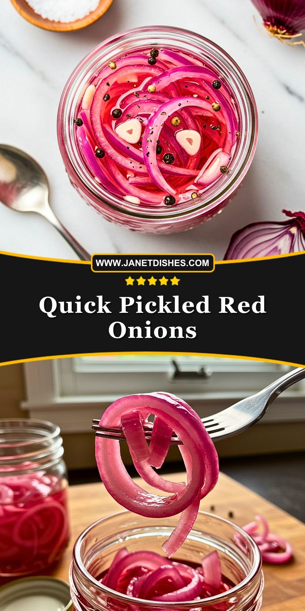 Quick Pickled Red Onions