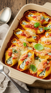 Easy Ricotta Stuffed Shells