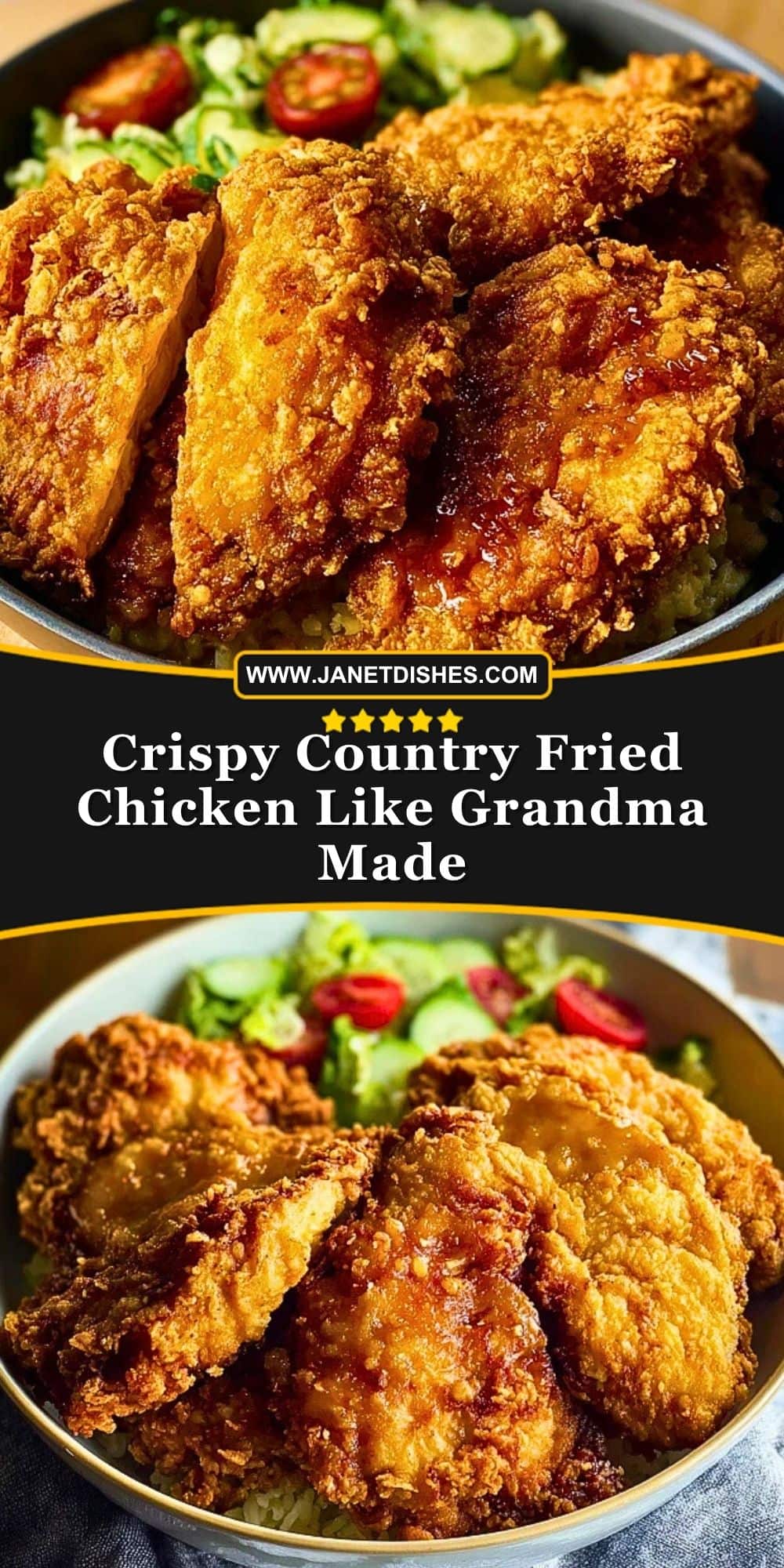 Crispy Country Fried Chicken Like Grandma Made