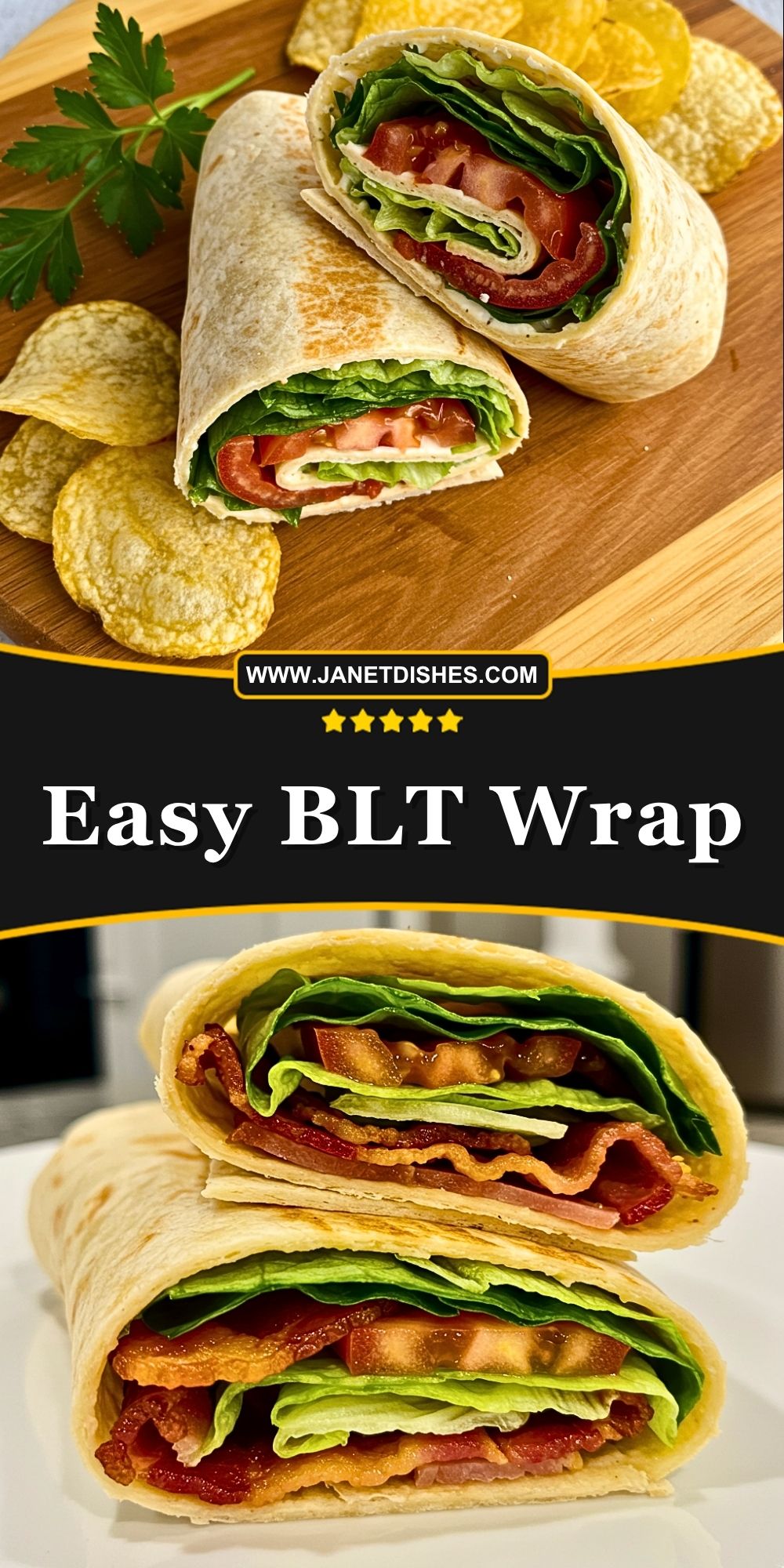 Easy BLT Wrap