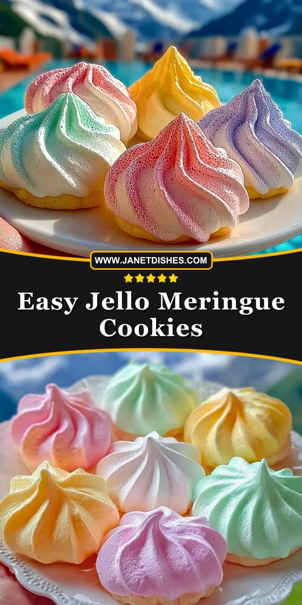 Easy Jello Meringue Cookies
