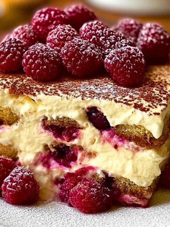 Delectable Raspberry Tiramisu Delight