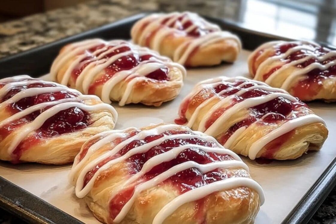 Mini Cherry Cheese Danishes