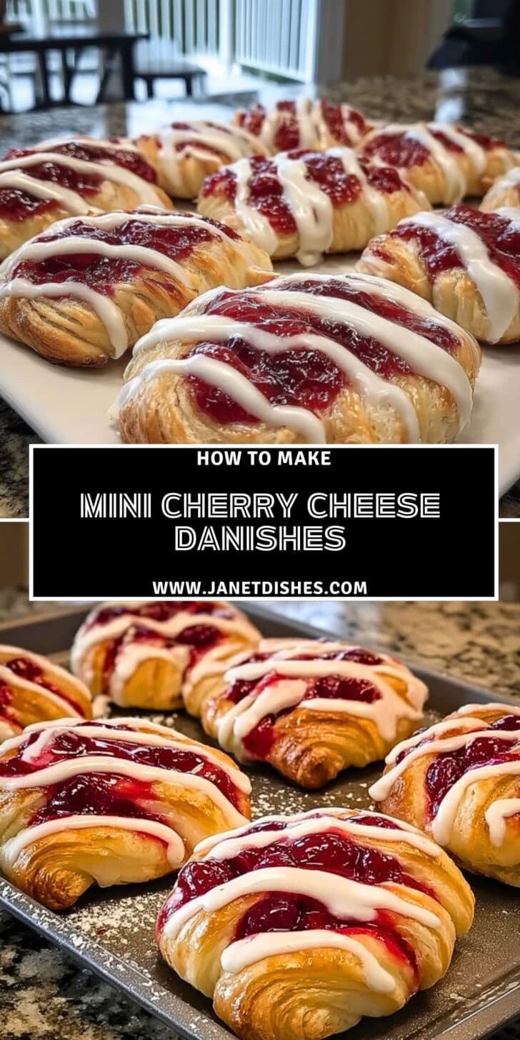 Mini Cherry Cheese Danishes