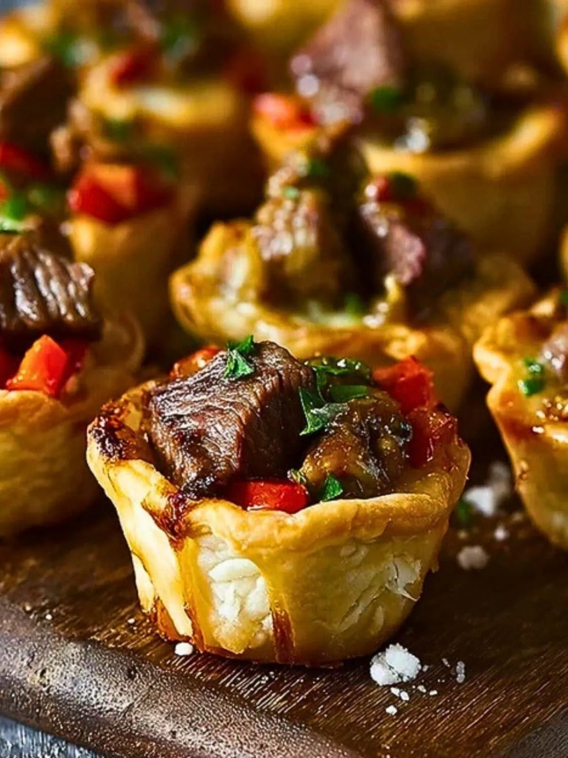 Mini Steak and Cheese Cups