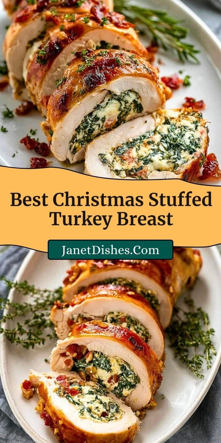 Best Christmas Stuffed Turkey Breast