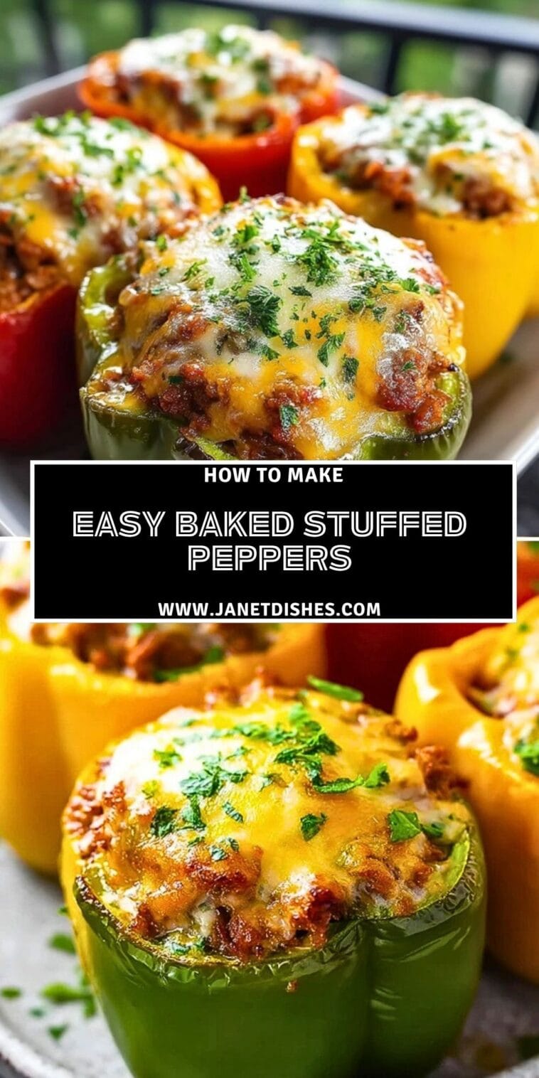Easy Baked Stuffed Peppers