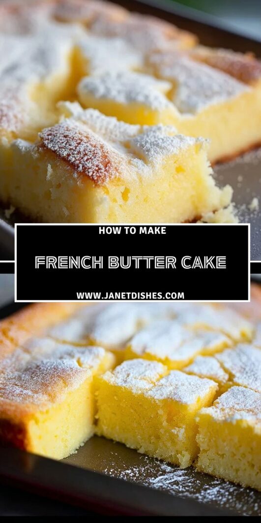 French Butter Cake