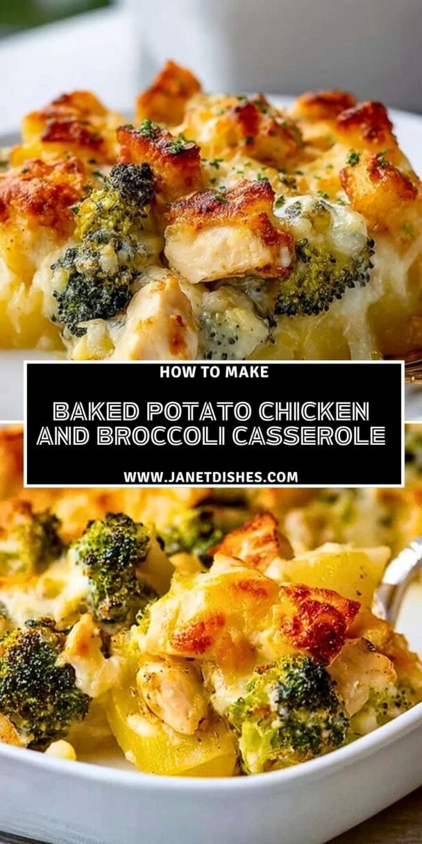 Baked Potato Chicken and Broccoli Casserole