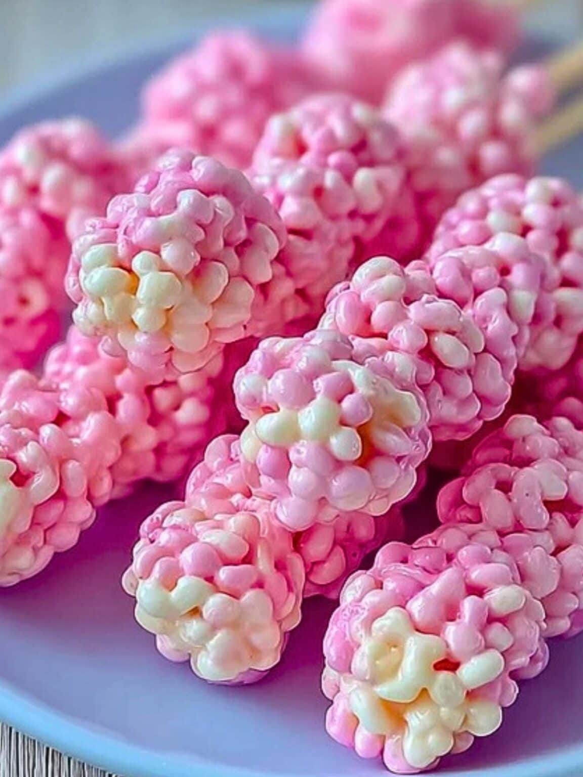 Cotton Candy Rice Krispies Twists