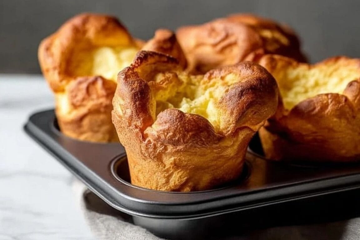 Easy Popovers in a Muffin Tin
