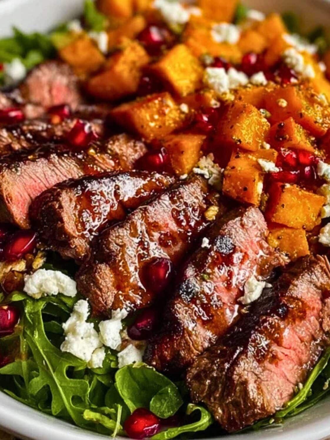 Fall Harvest Steak Salad