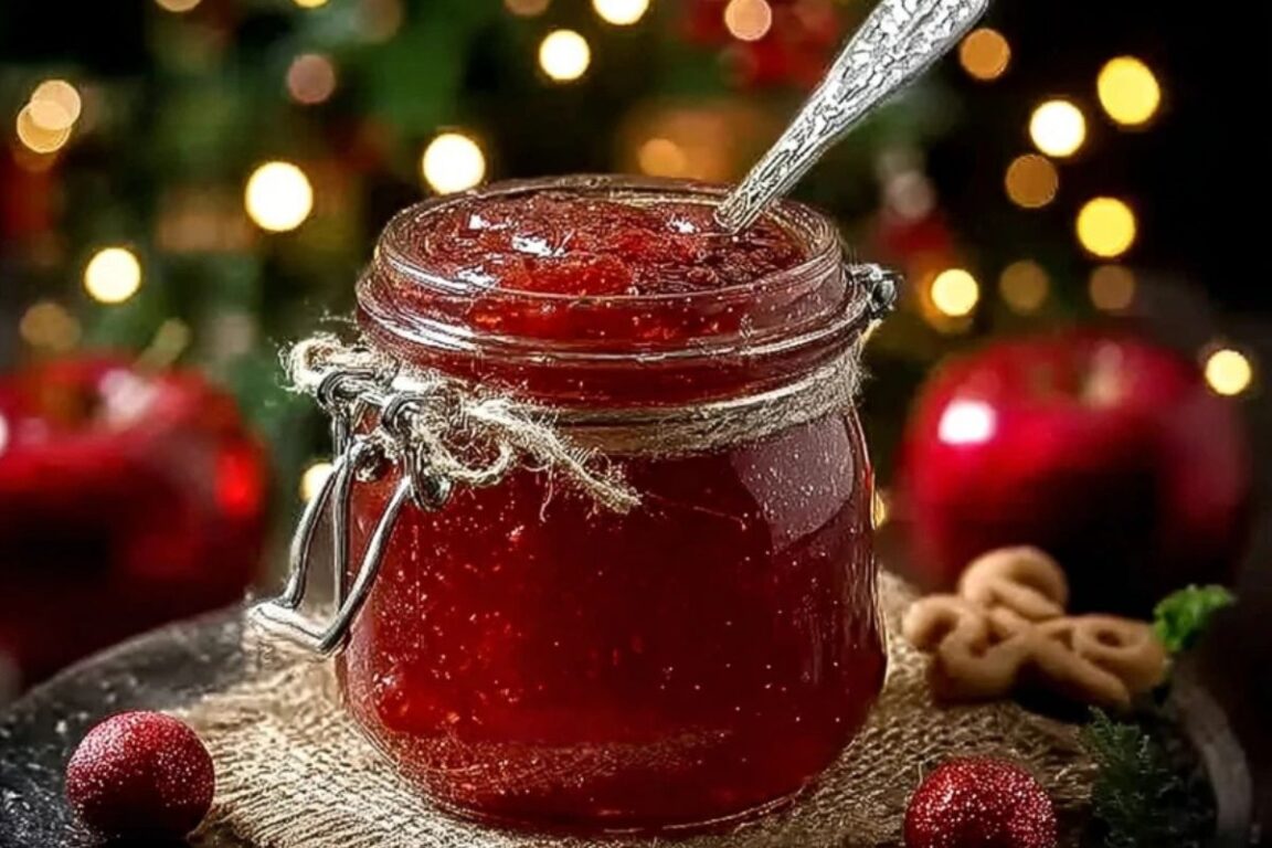 Spiced Christmas Apple Jam